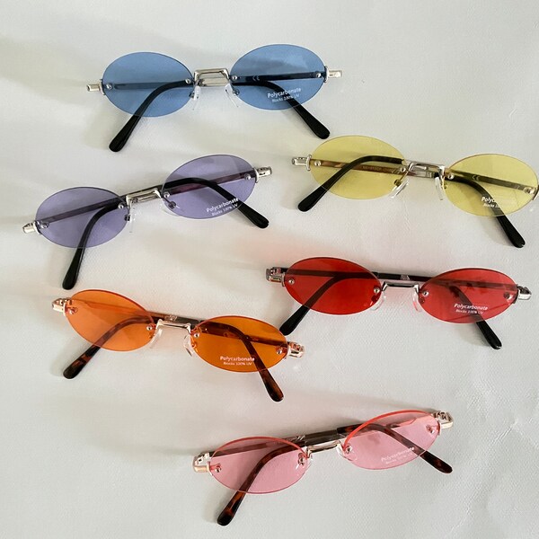 Oval Sunglasses - Etsy