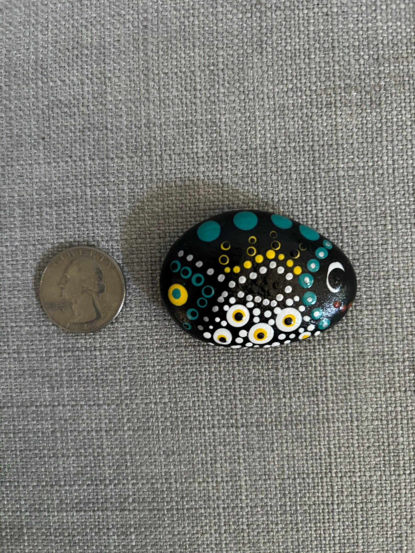 Cute Hand Painted Fish Rocks Set of 3 - Etsy