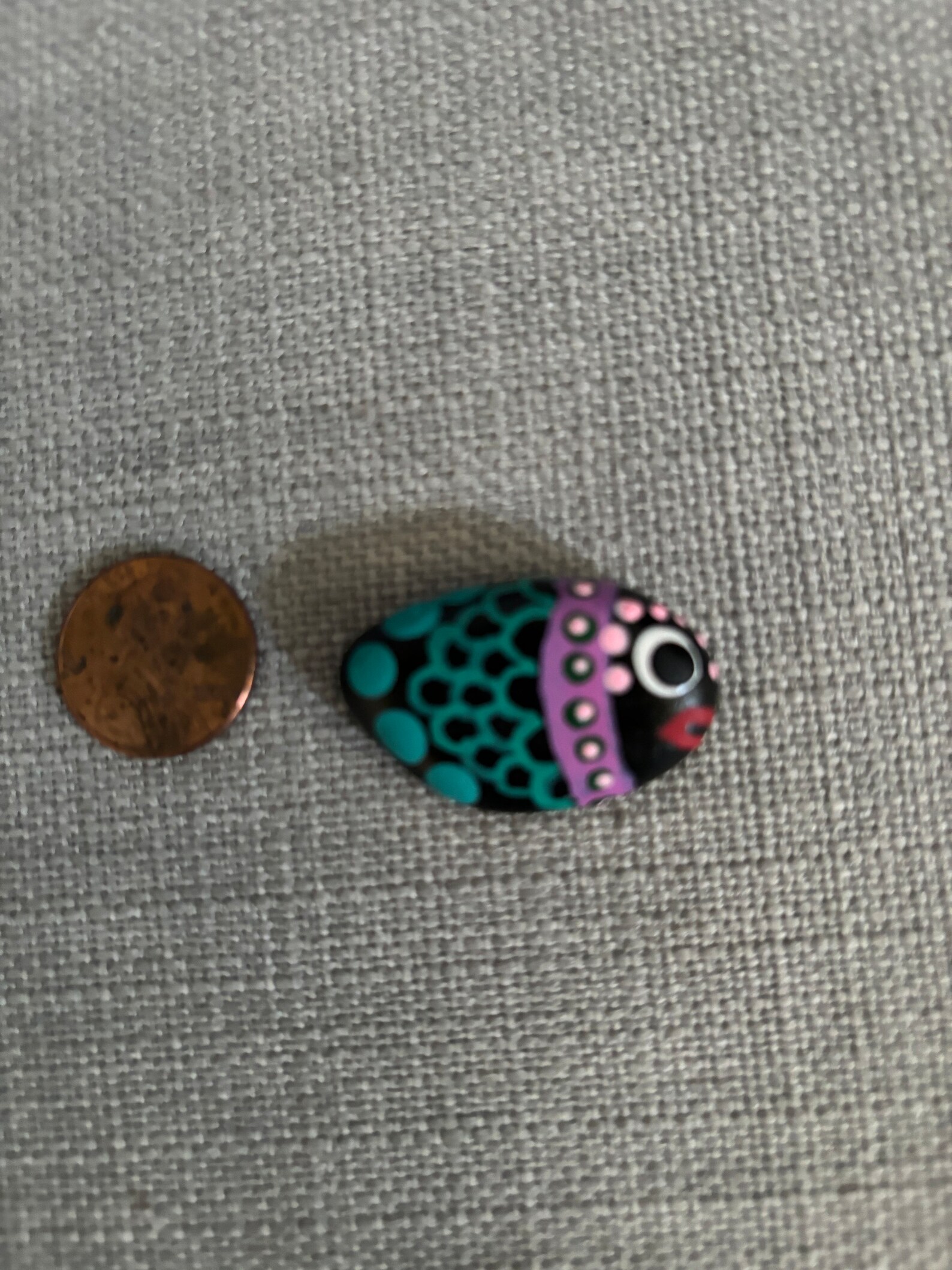 Cute Hand Painted Fish Rocks Set of 3 - Etsy