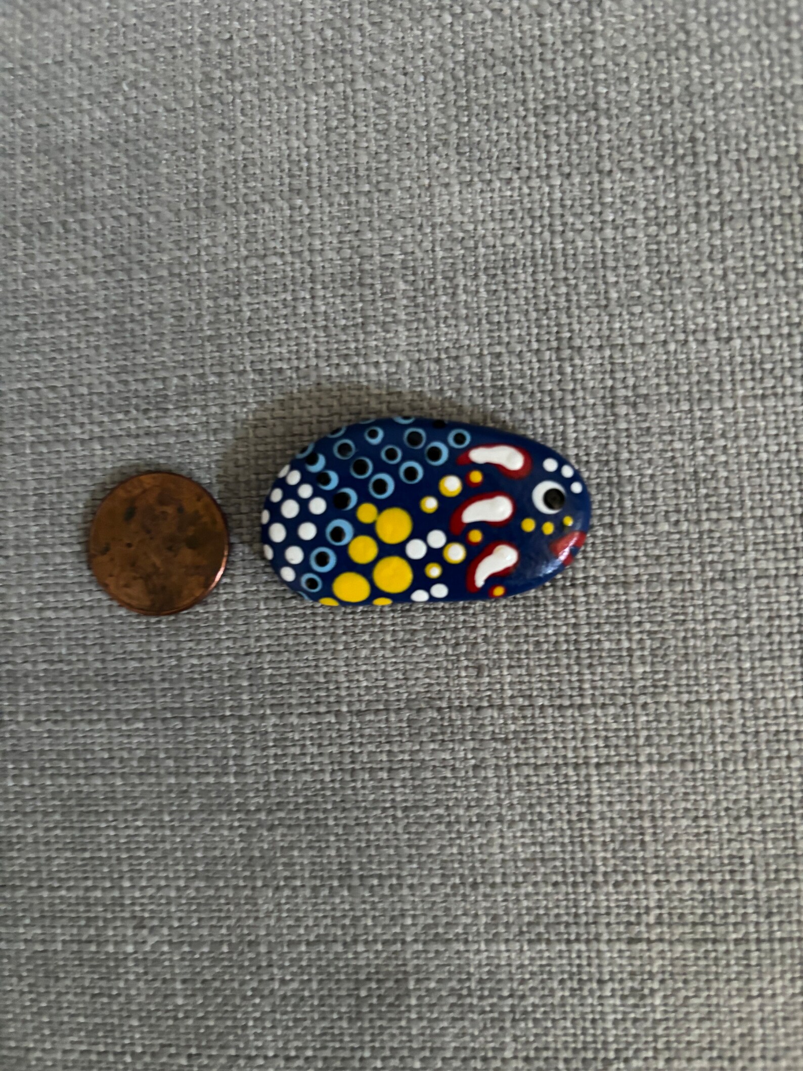 Cute Hand Painted Fish Rocks Set of 3 - Etsy