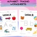 26 Printable Alphabet Tracing Worksheets (26 Pages), Preschool ...