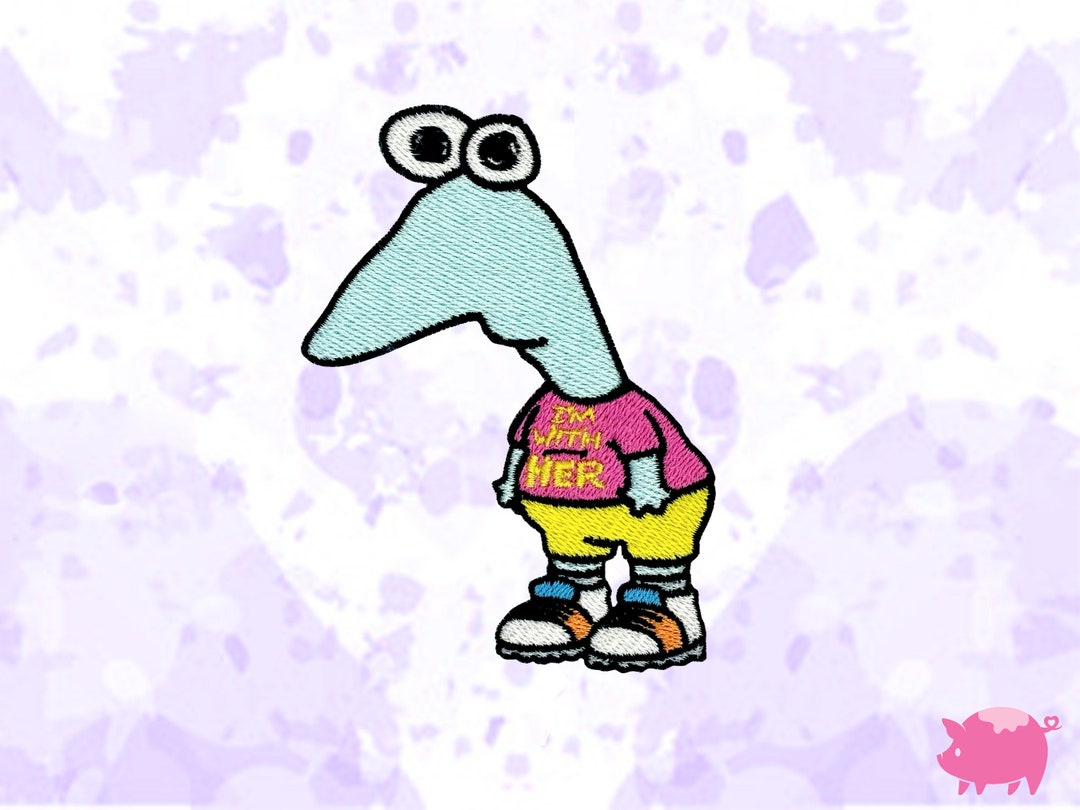 Smiling Friends Smormu Iron-on Embroidery Patch - Etsy