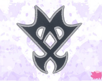 Kingdom Hearts Heartless Emblem Iron-on Patch - Etsy