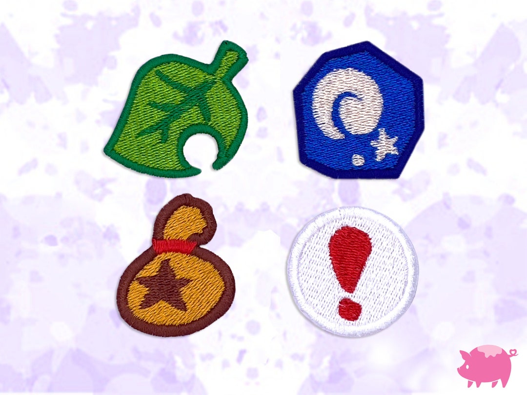 Animal Crossing Mini Iron-on Embroidery Patches - Etsy