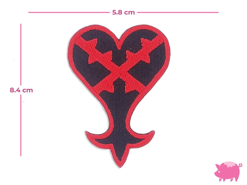 Kingdom Hearts Heartless Emblem Iron-on Patch - Etsy