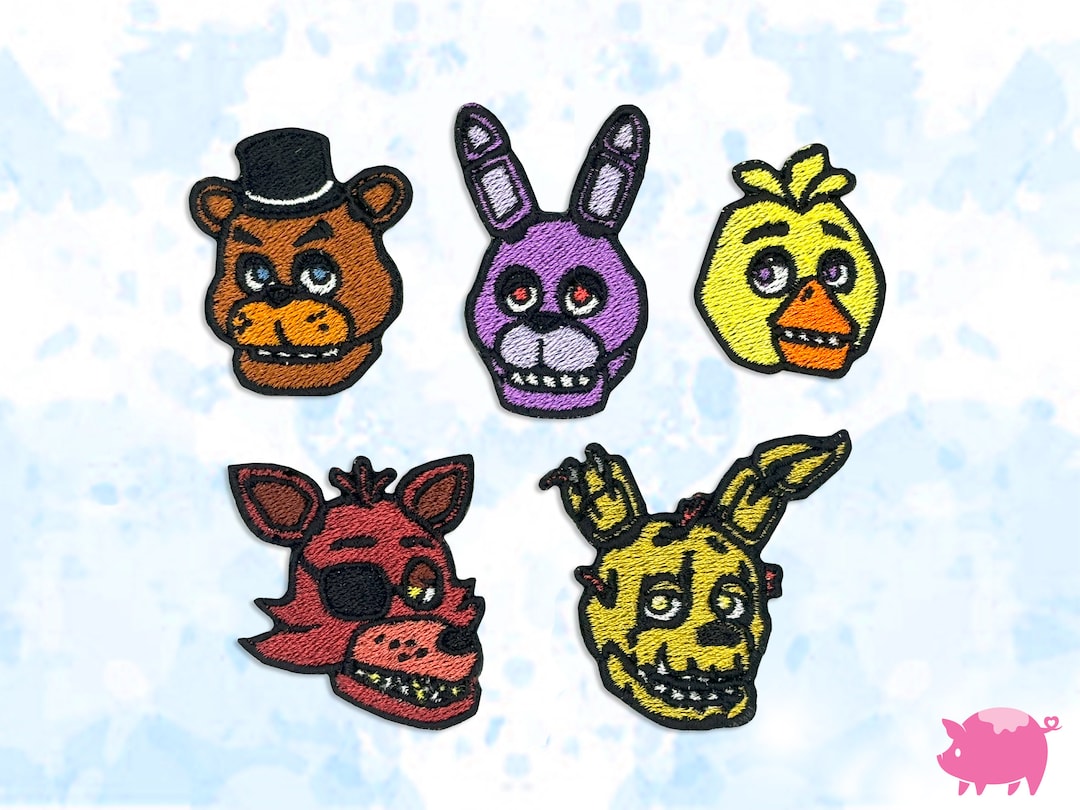 Five Nights at Freddys FNAF Iron on Embroidery Patch - Etsy UK