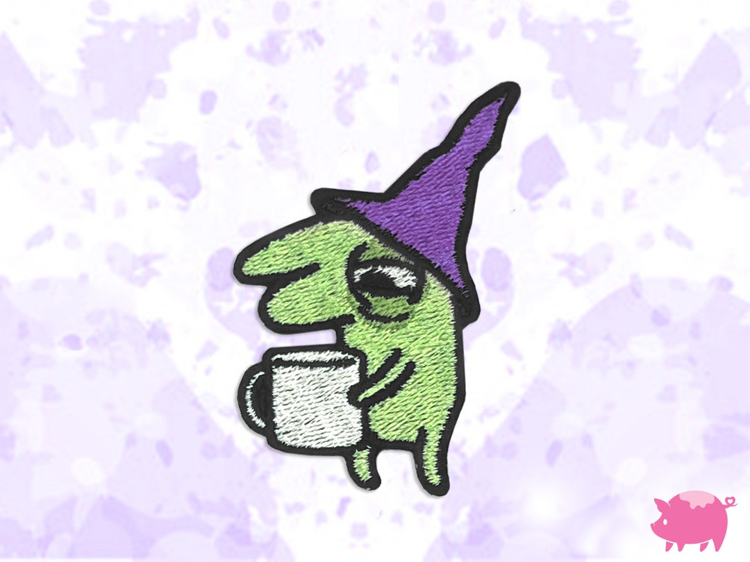 Smiling Friends Glep Coffee Iron-on Patch - Etsy