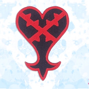Kingdom Hearts Heartless Emblem Iron-on Embroidery Patch - Etsy