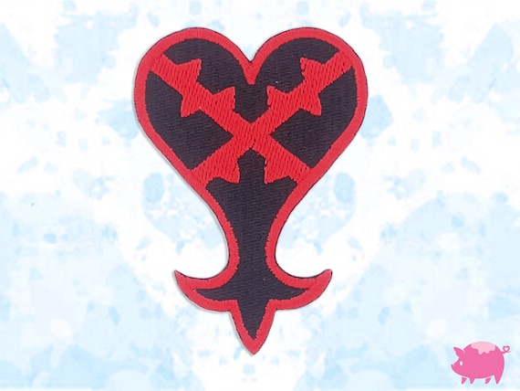 Kingdom Hearts Heartless Emblem Iron-on Patch - Etsy