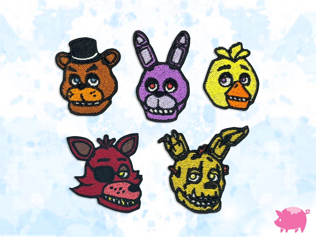 Five Nights at Freddys FNAF Iron on Embroidery Patch - Etsy