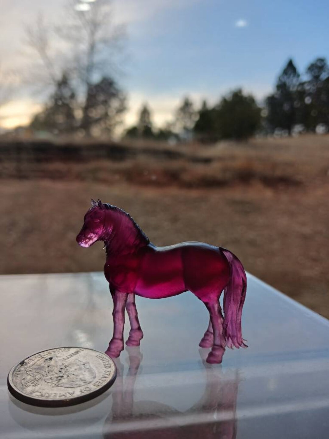 Hartland Moose Draft Horse Micro High Gloss Purple - Etsy