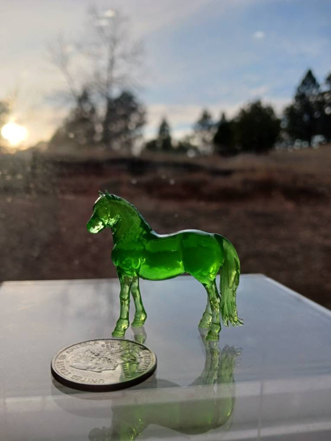 Hartland Moose Draft Horse Micro High Gloss Green - Etsy