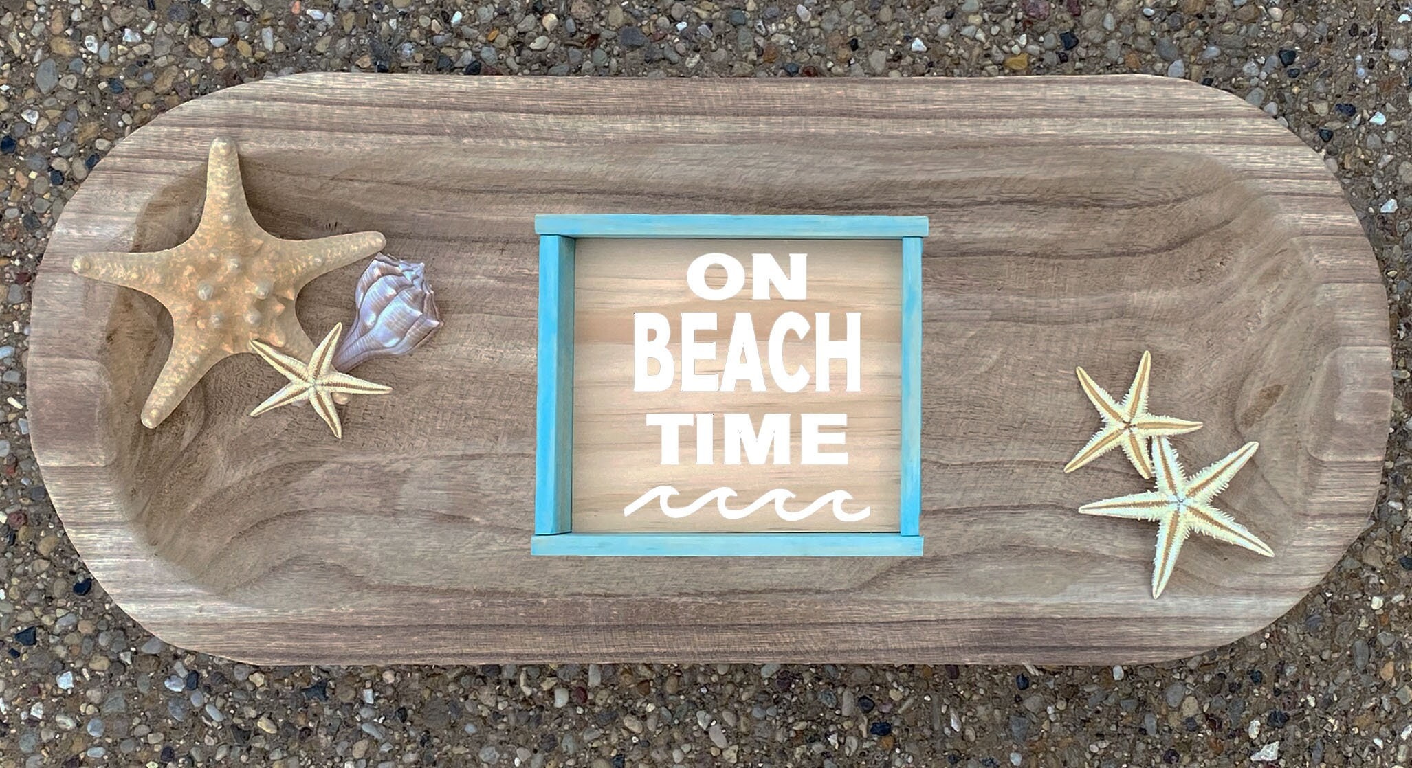 On Beach Time, Beach Themed Signs, Take Me to the Beach, Coastal Decor ...