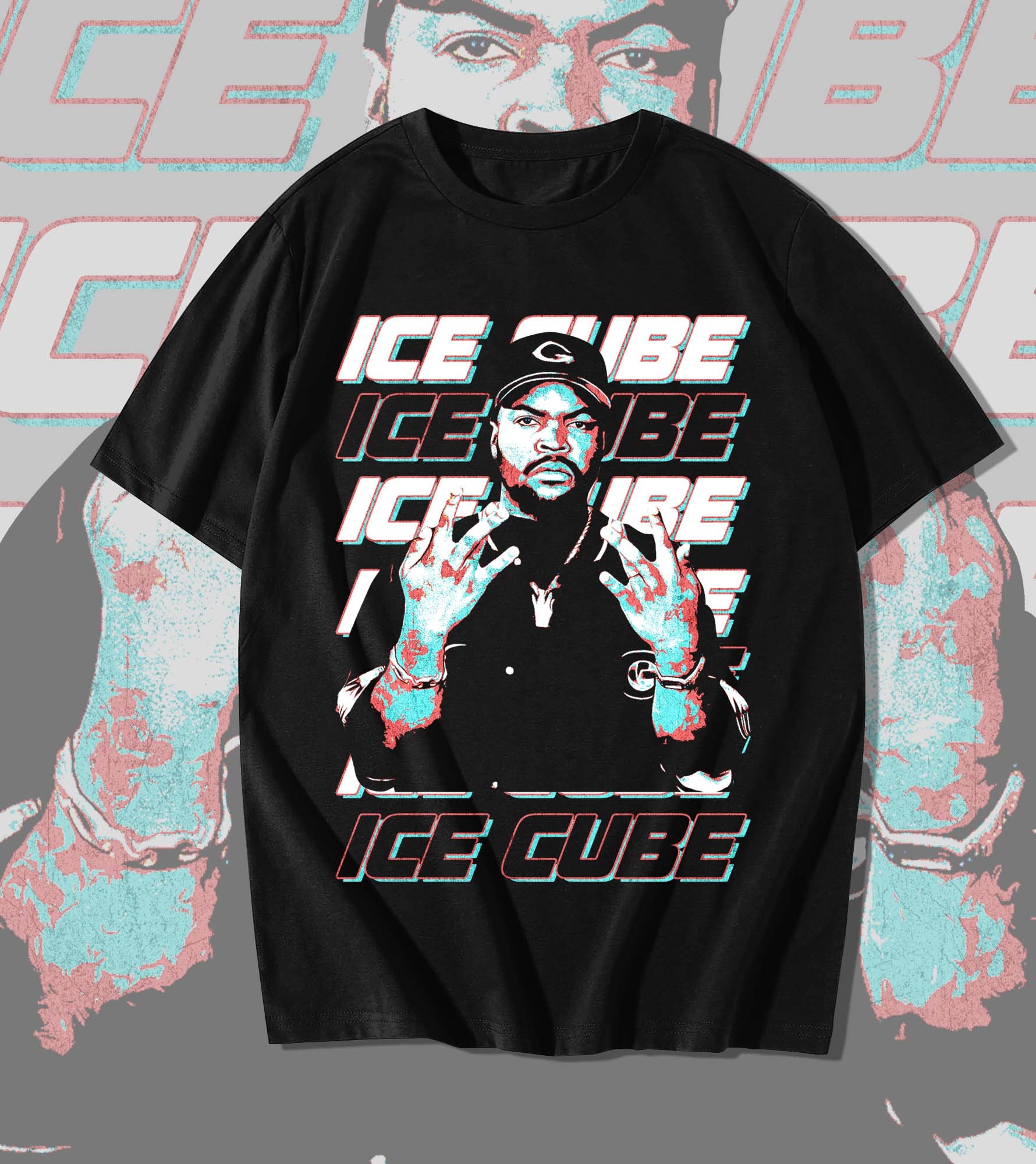 Ice Cube Rapper Digital File For DTF And Dtg,