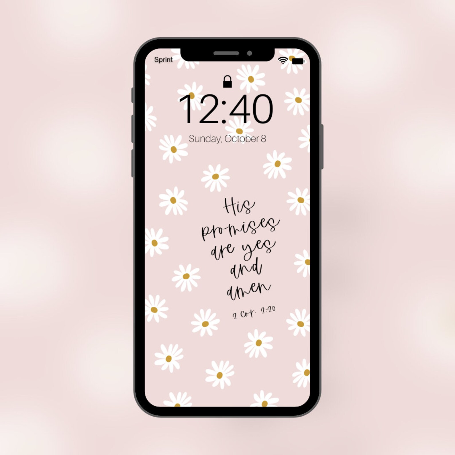 His Promises Are Yes and Amen Wallpaper Lockscreen, High-resolution ...