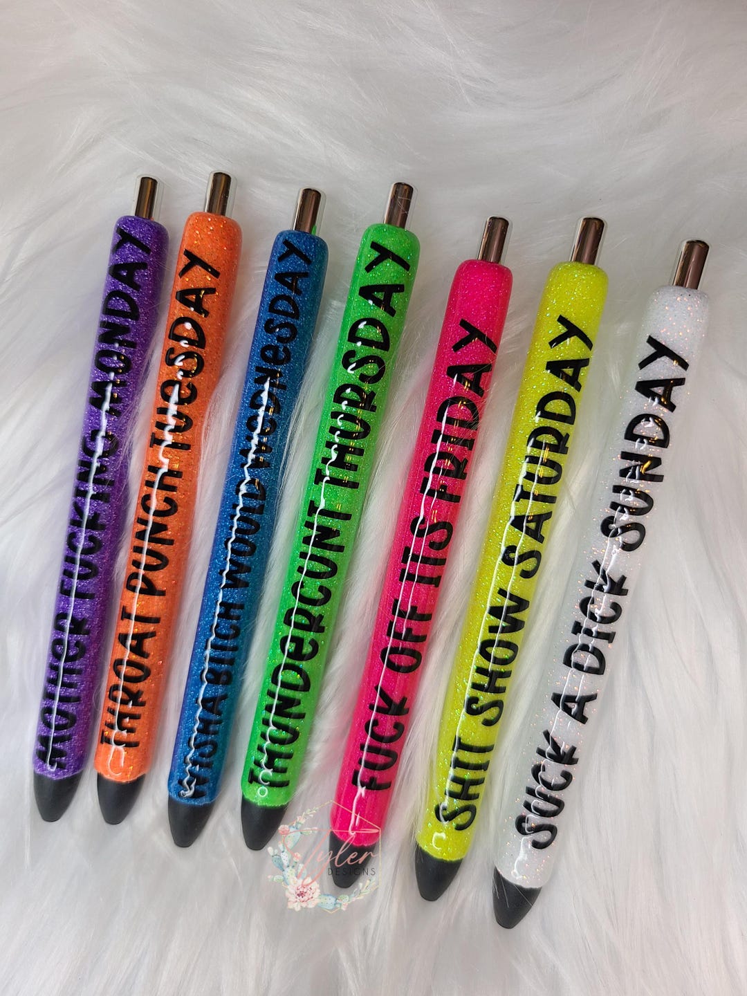 Days of the Week Pens - Etsy