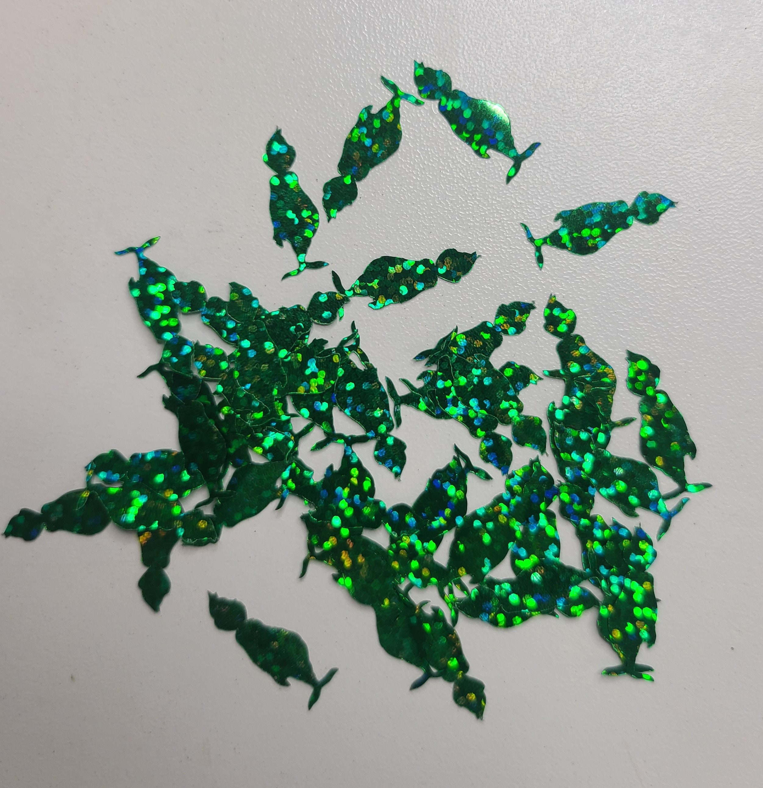 Grinch Confetti 2 Gram Bags | Etsy