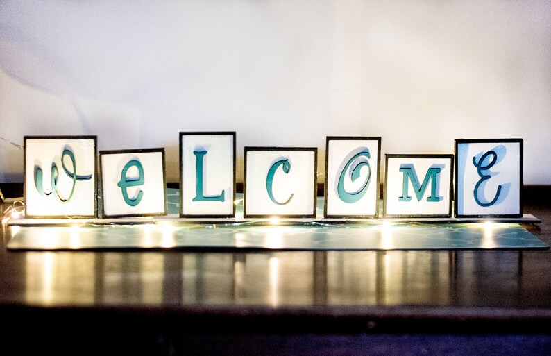 Welcome Decorations Wood Welcome Sign Welcome Home Decor - Etsy