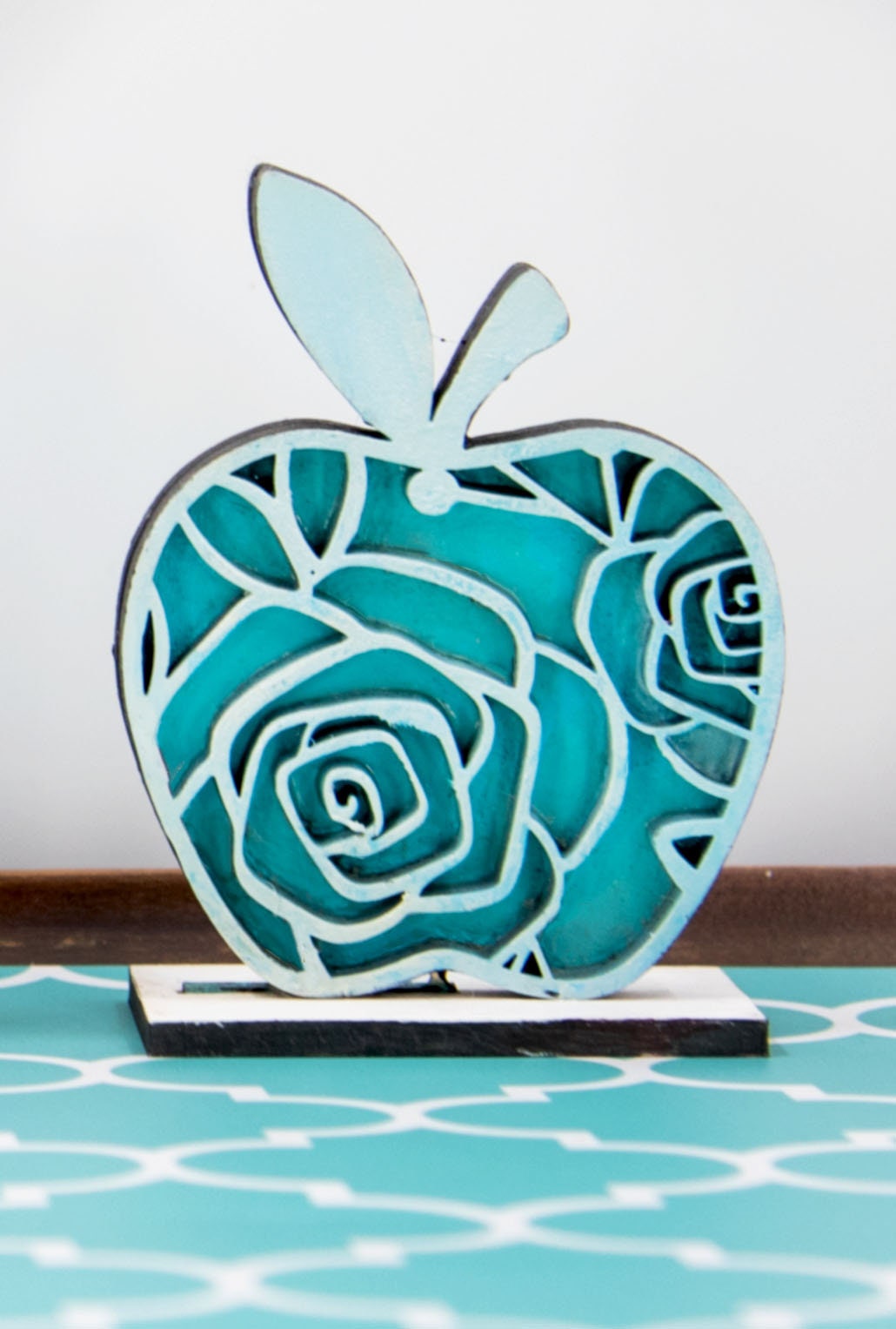 Hand Painted Wooden Apples Personalized Teacher Gifts Wooden - Etsy