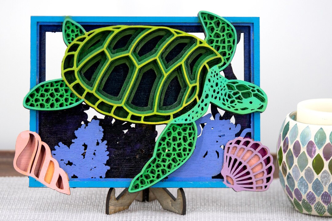 Turtle Wall Decor, Turtle Wall Hanging, Beach Decoration for Home ...