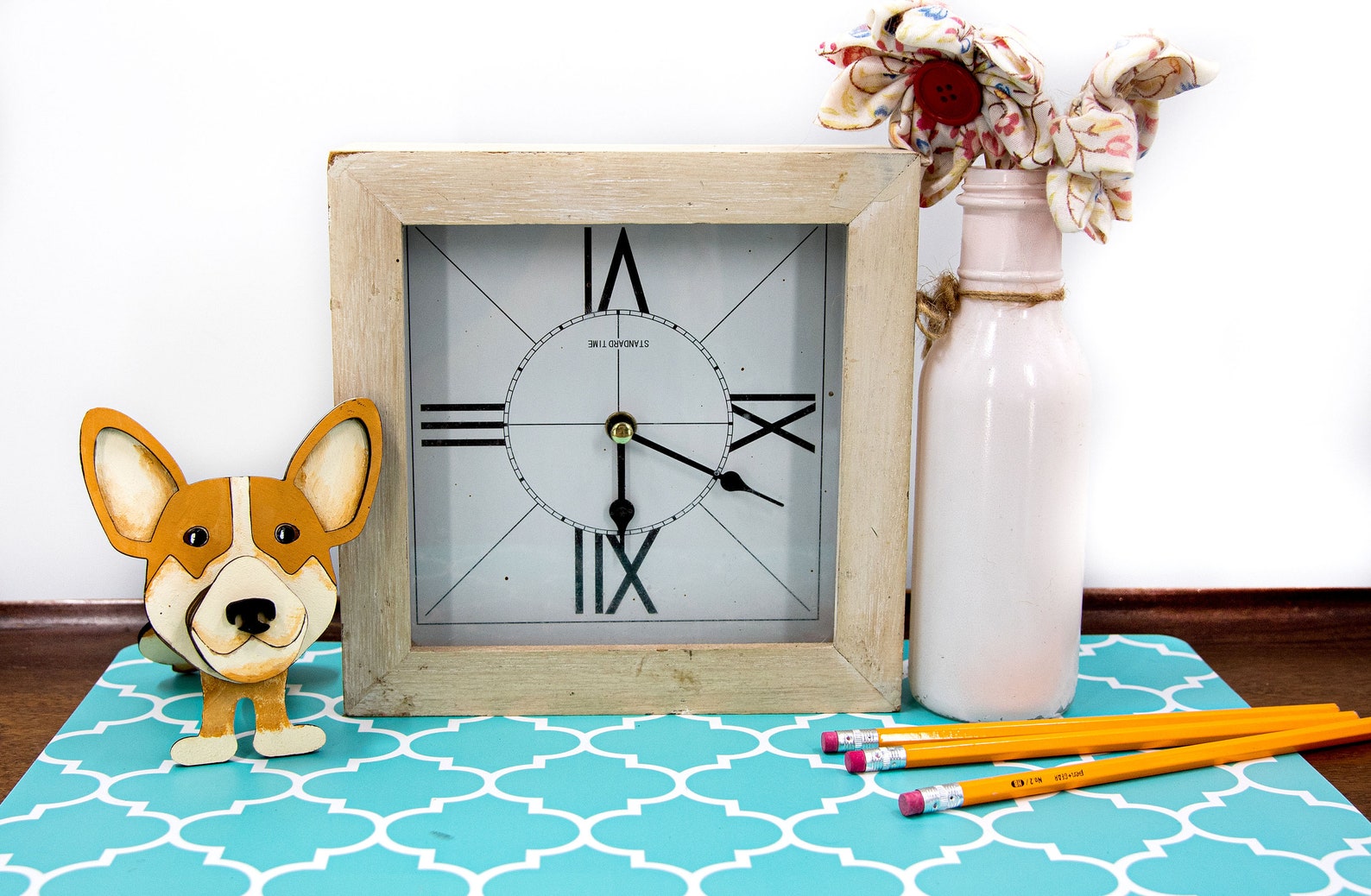 Corgi Decorations Wooden Glasses Holder Corgi Gifts Desk - Etsy