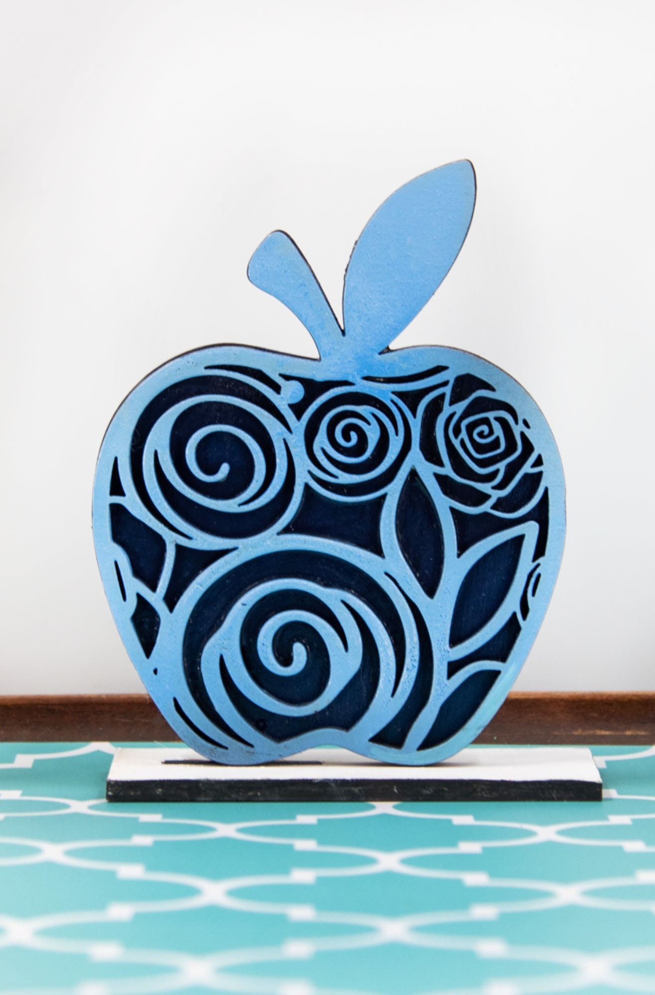 Hand Painted Wooden Apples Personalized Teacher Gifts Wooden - Etsy
