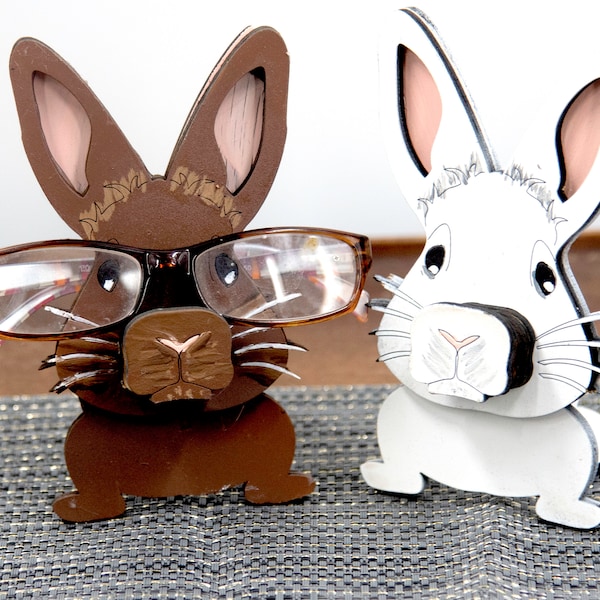 Wooden Bunny Stand - Etsy