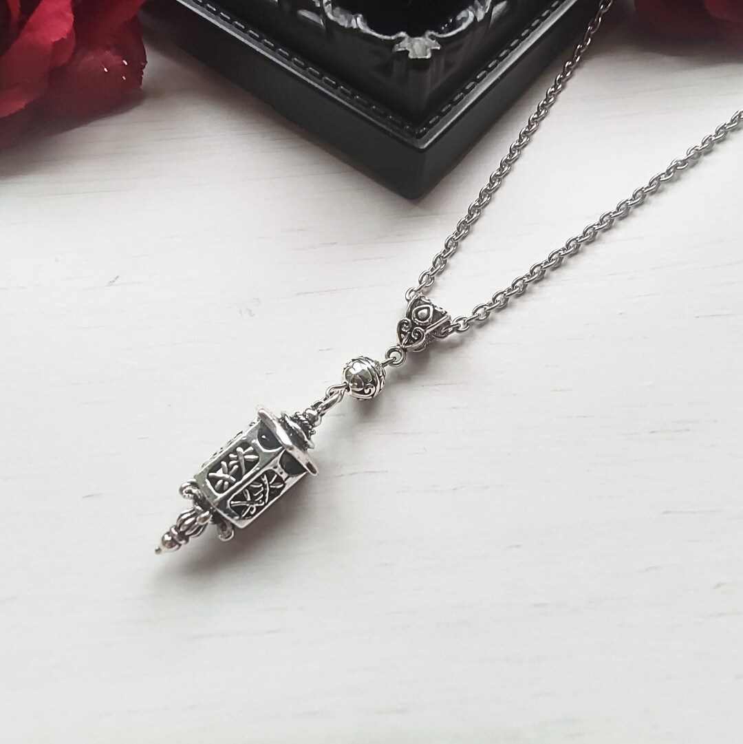 Victorian Vintage Lantern Necklace Made of Stainless Steel, Gothic ...