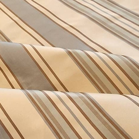 Lee Jofa 100% Silk Taffeta Striped Fabric in Ciel Blue / Ivory - Etsy