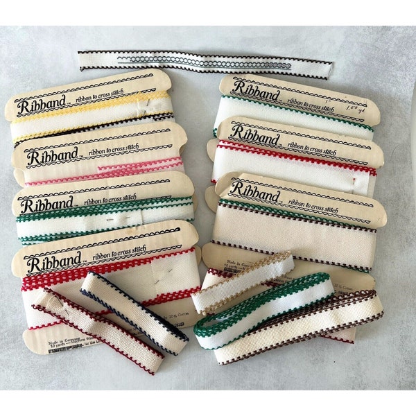 Ribband Cross Stitch - Etsy