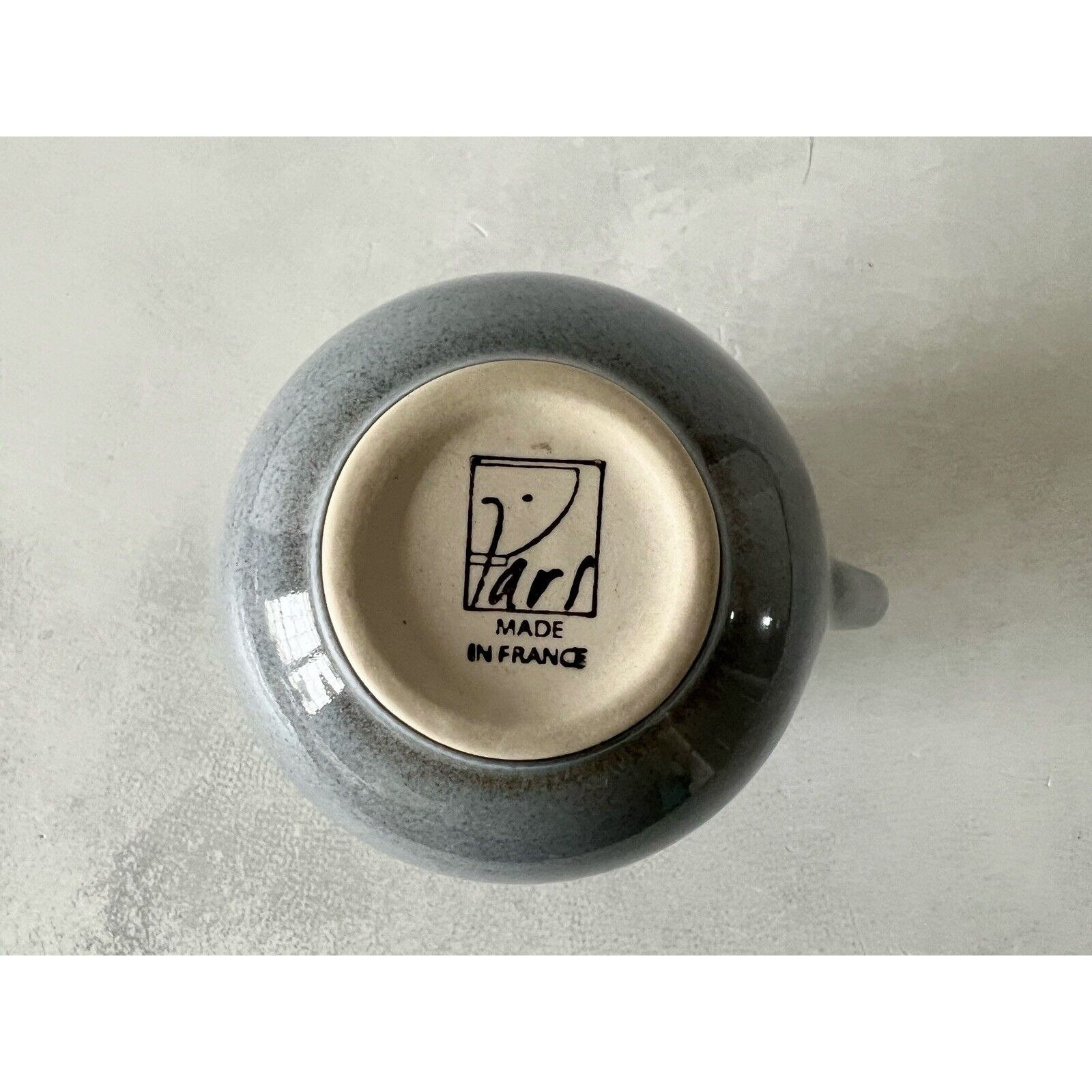 Jars Tourron Gris Encore Creamer France Grey Beautiful French - Etsy