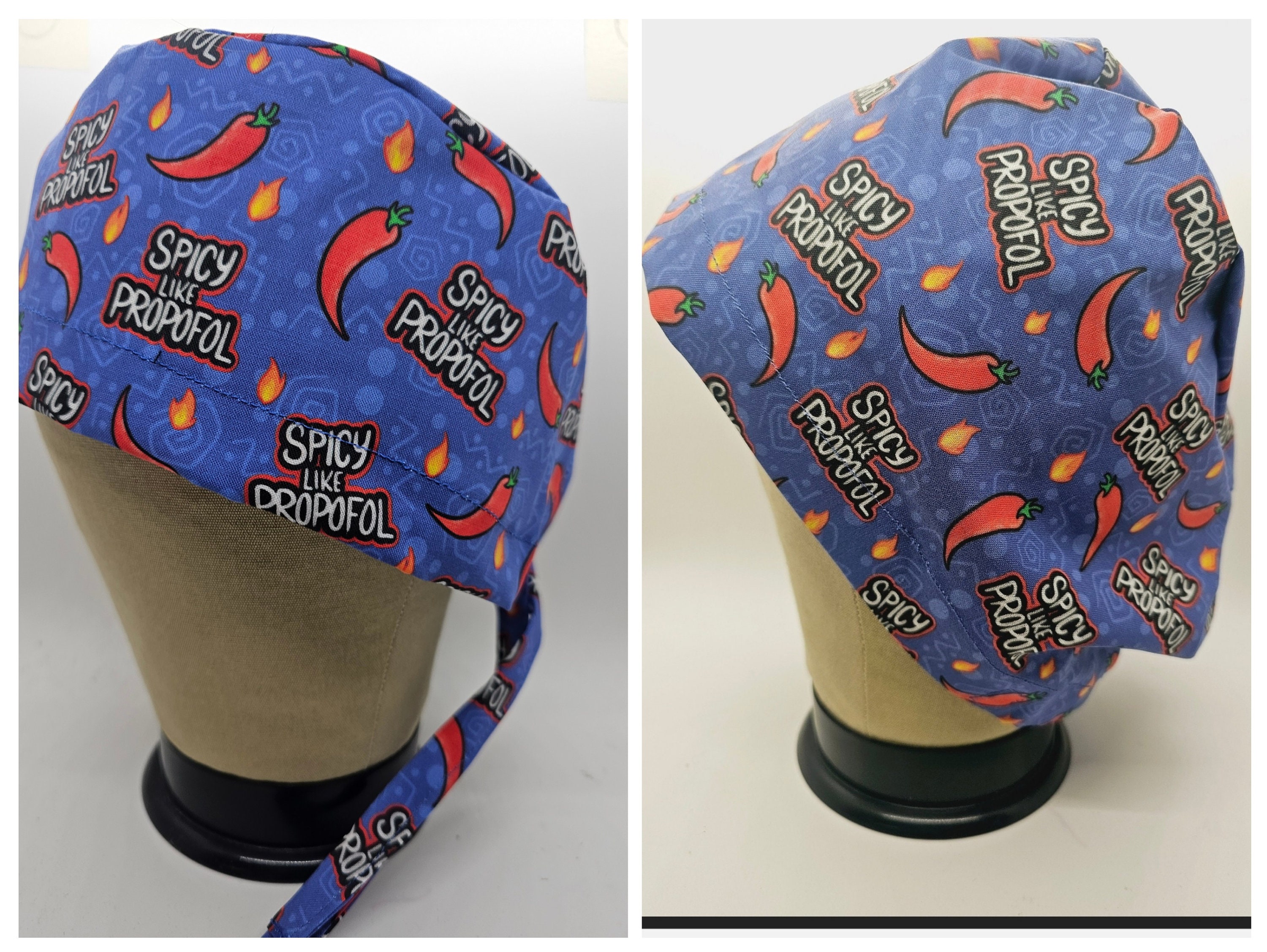 Men's or Women's Med Scrub Hat. Anesthesia Spicy Snowed Propofol Candy ...