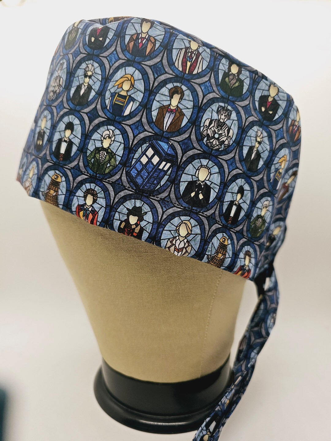 Men's Scrub/skull Hat/cap Doctor Who. Choose Fabric. - Etsy