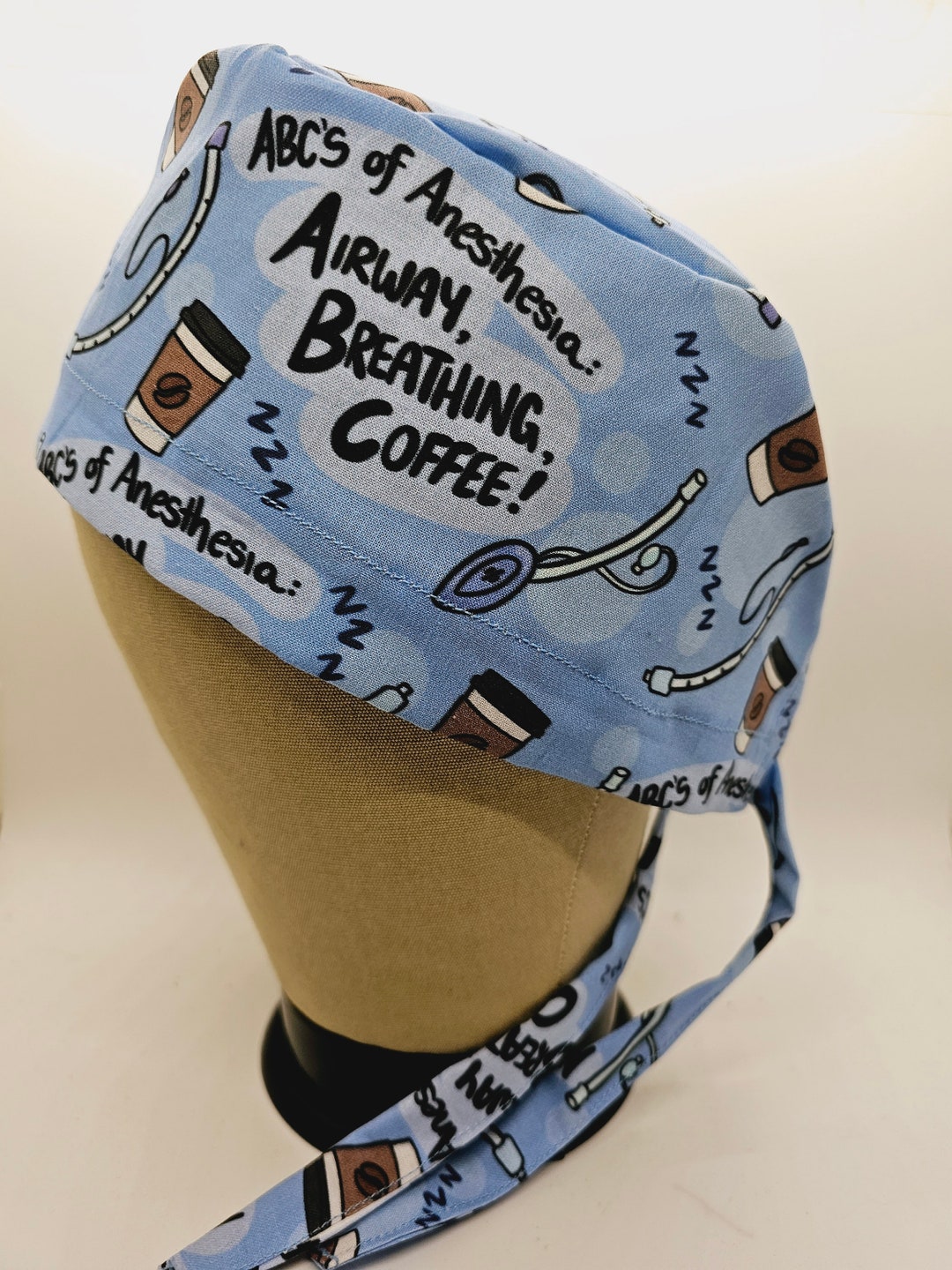 Dude Cap. Airway Breathing Coffee. Ties in Back. - Etsy