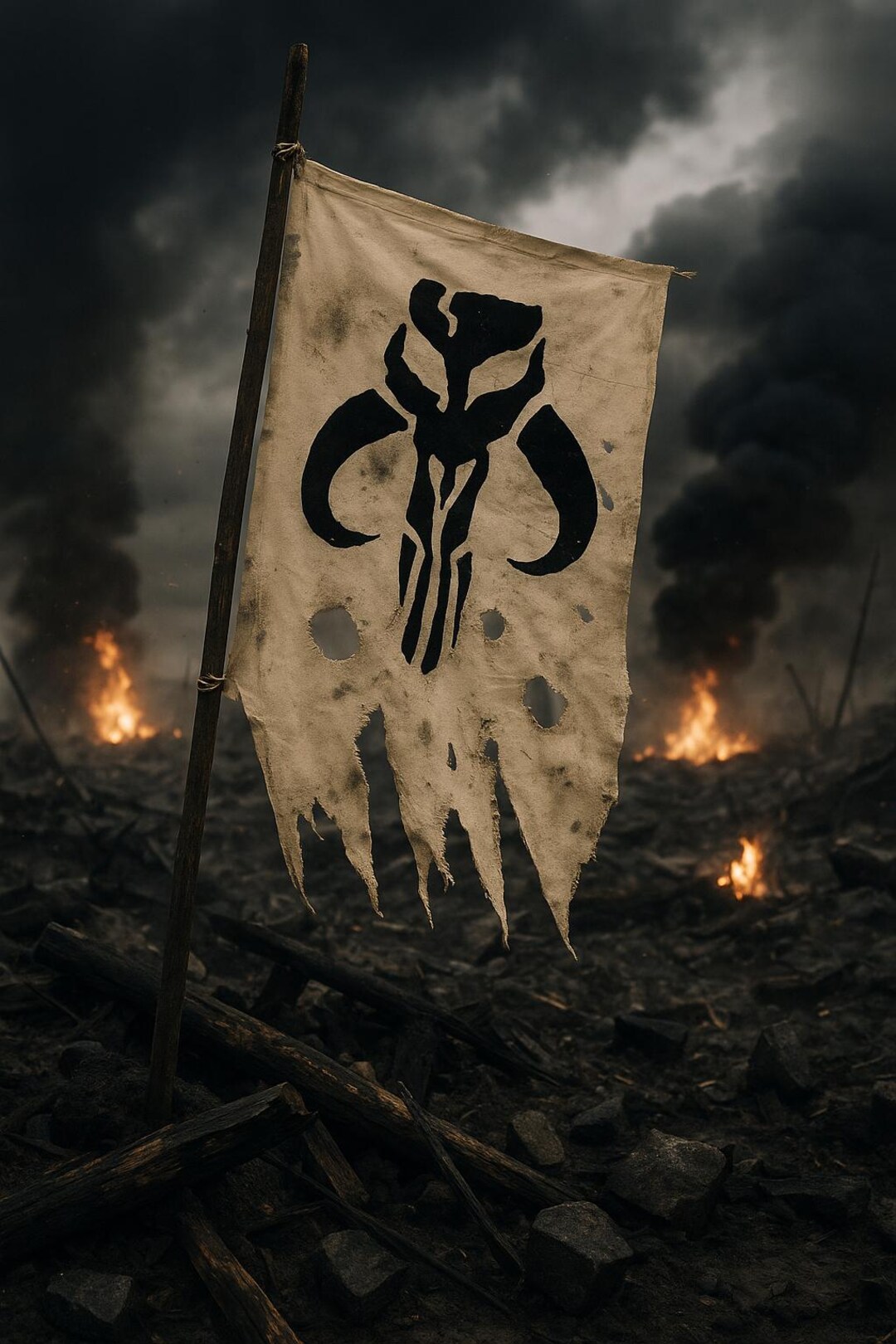 Mandalorian Mythosaur Banner - Etsy