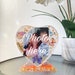 Personalized Heart Resin Photo Frame With Stand Custom Butterflys and ...