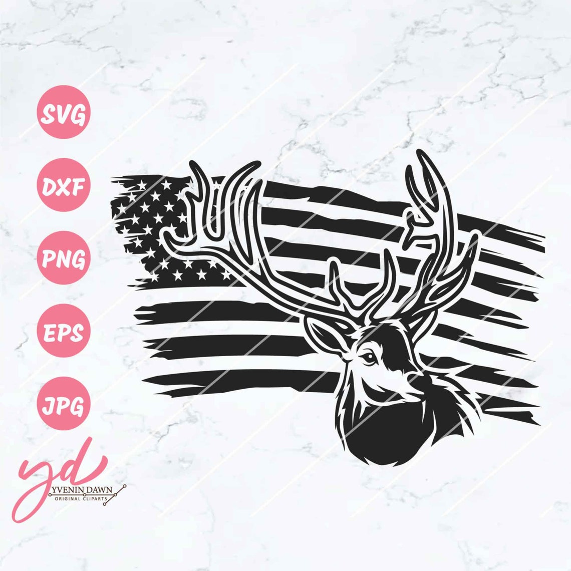 US Buck Head Svg Png Deer Head Svg Deer Svg Deer Antlers - Etsy