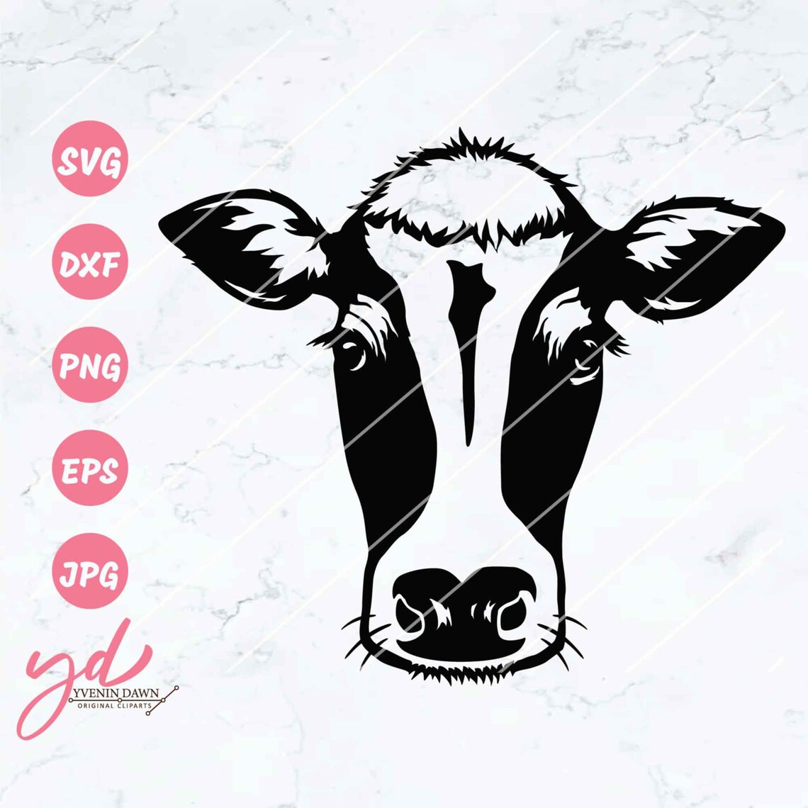Cow Svg Farm Cow Svg Cow Head Svg Cow Face Svg Calf - Etsy