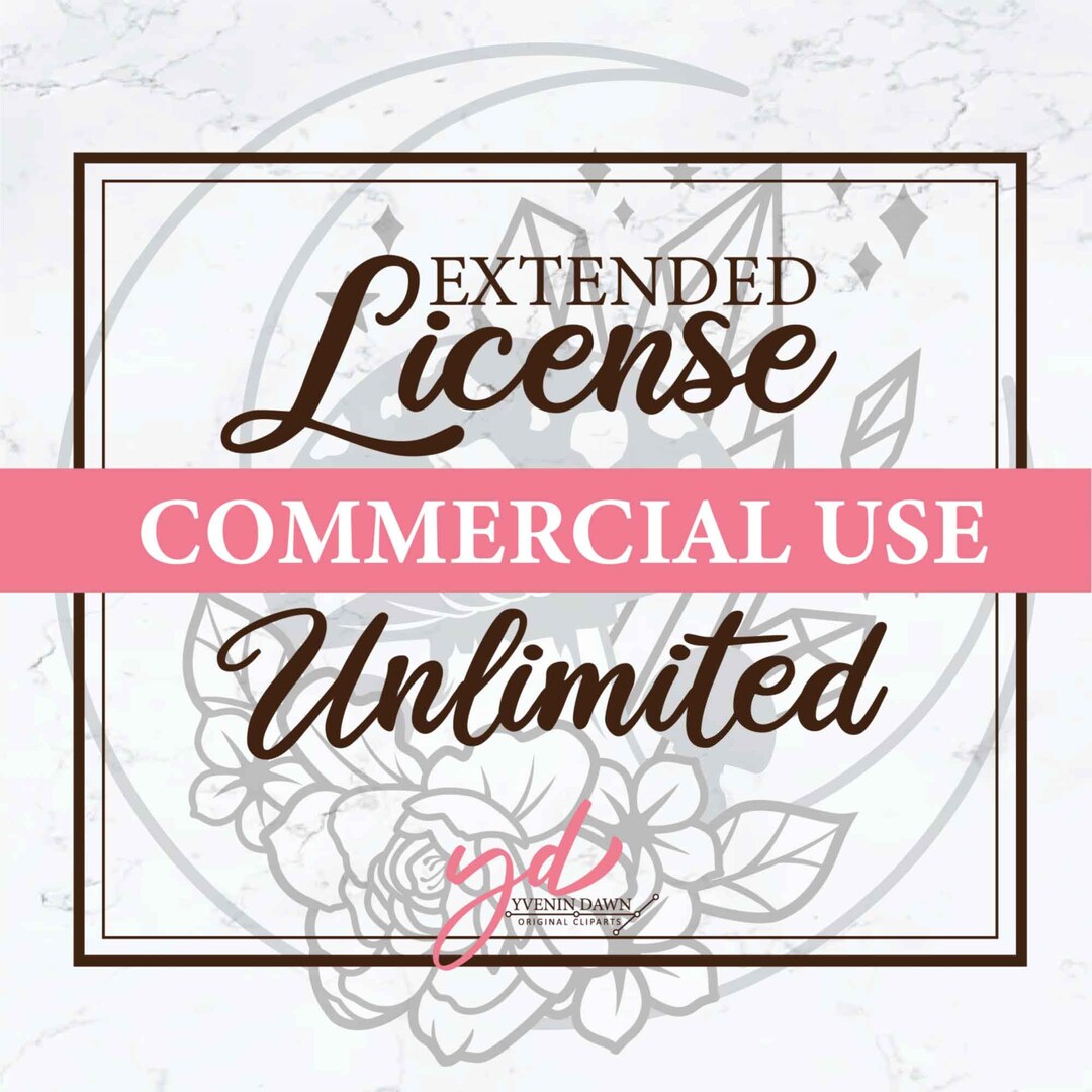 Extended License Commercial Use | Unlimited Usage | One Time Payment ...