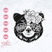 Mama Bear Svg Png Bear Svg Bear Face With Glasses Svg - Etsy
