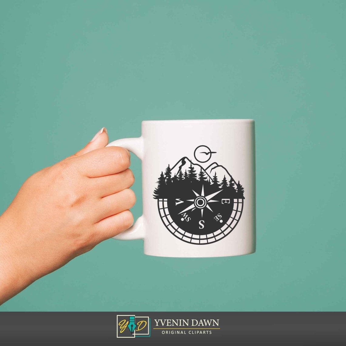 Compass Svg Adventure Compass Outdoor Svg Compass Cut | Etsy