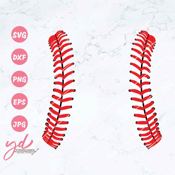 Baseball Stiches Svg Softball Stiches Svg Baseball Thread - Etsy