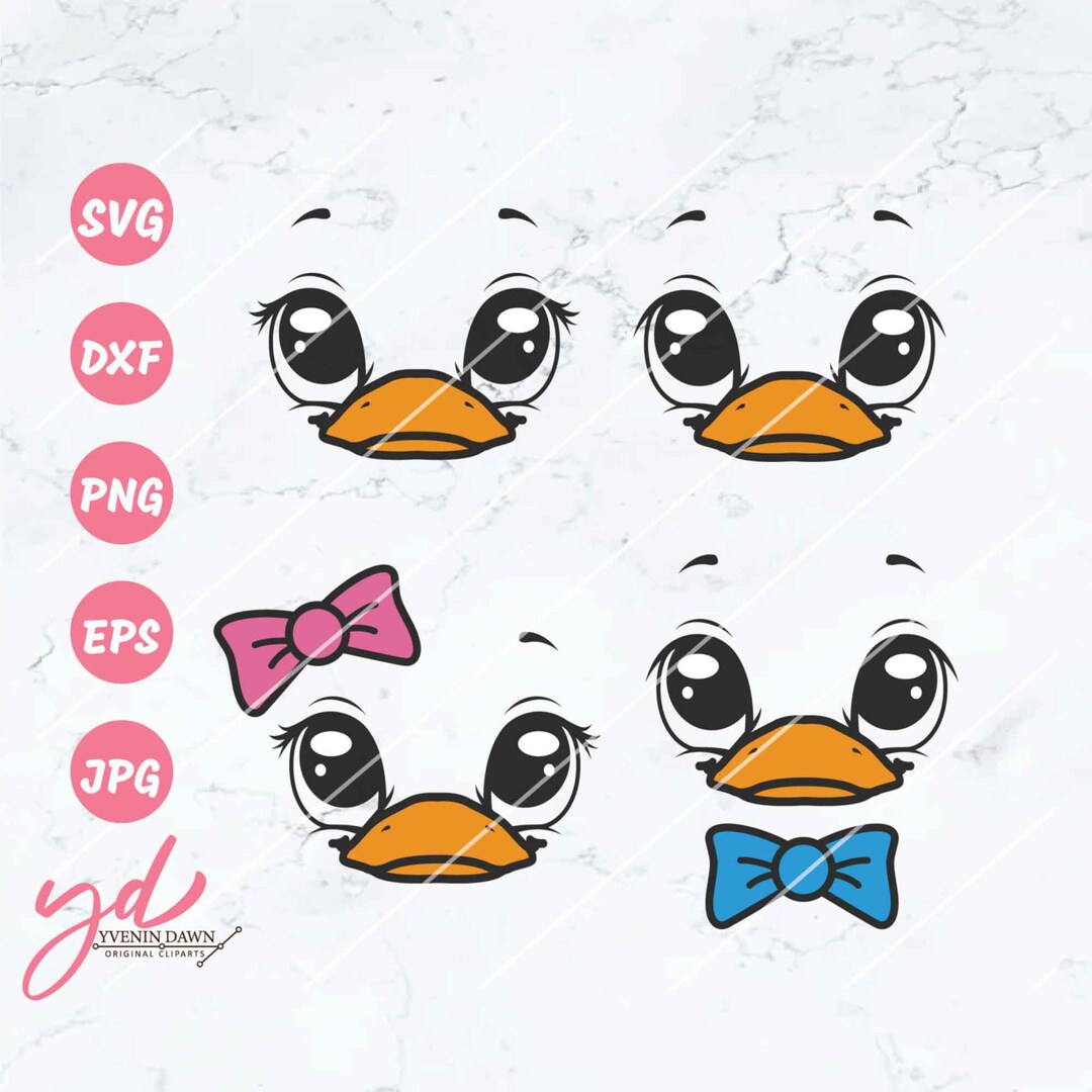 Cute Duck Faces Svg Png | Duck Svg | Duck Faces Svg | Cute Baby Duck ...