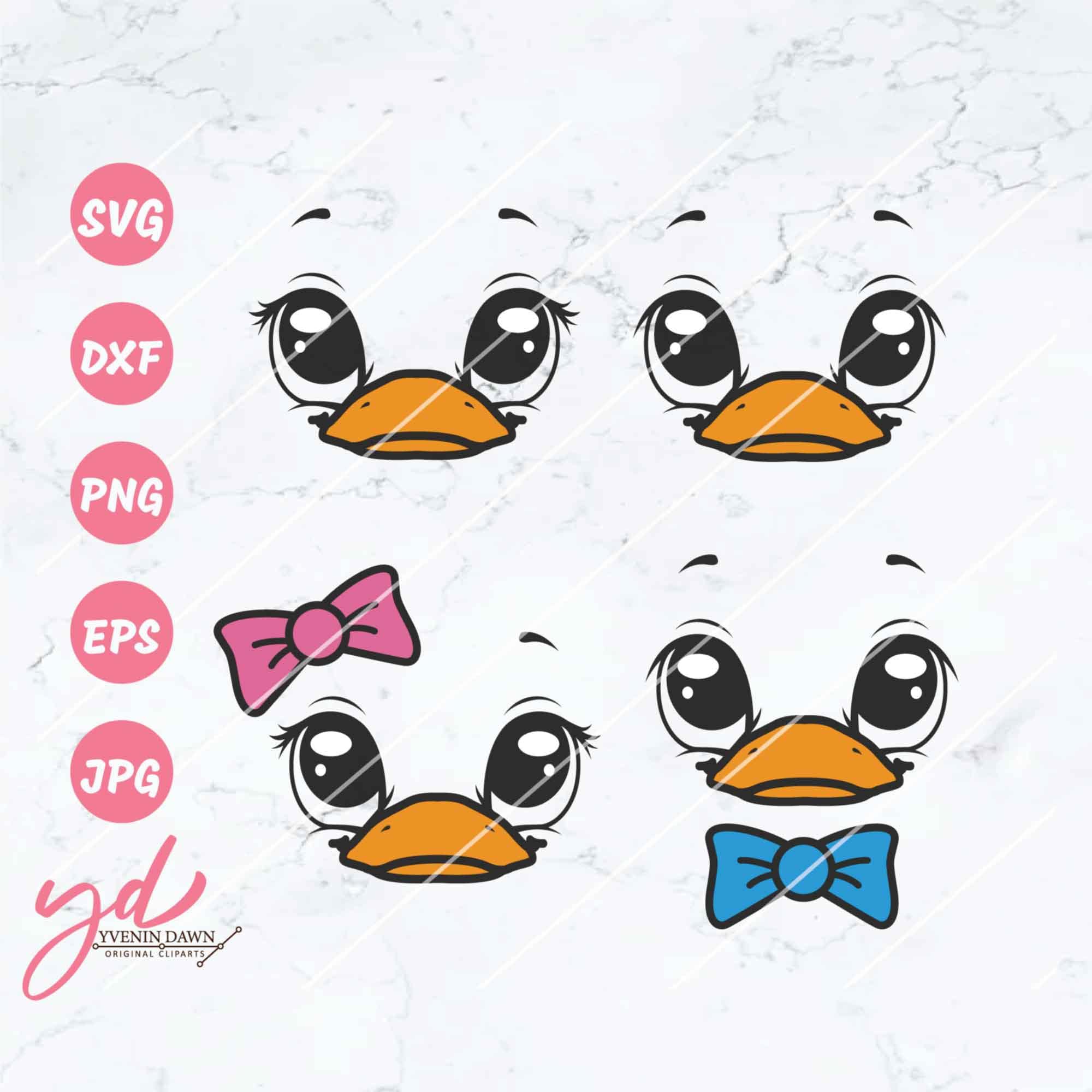 Cute Duck Faces Svg Png | Duck Svg | Duck Faces Svg | Cute Baby Duck ...