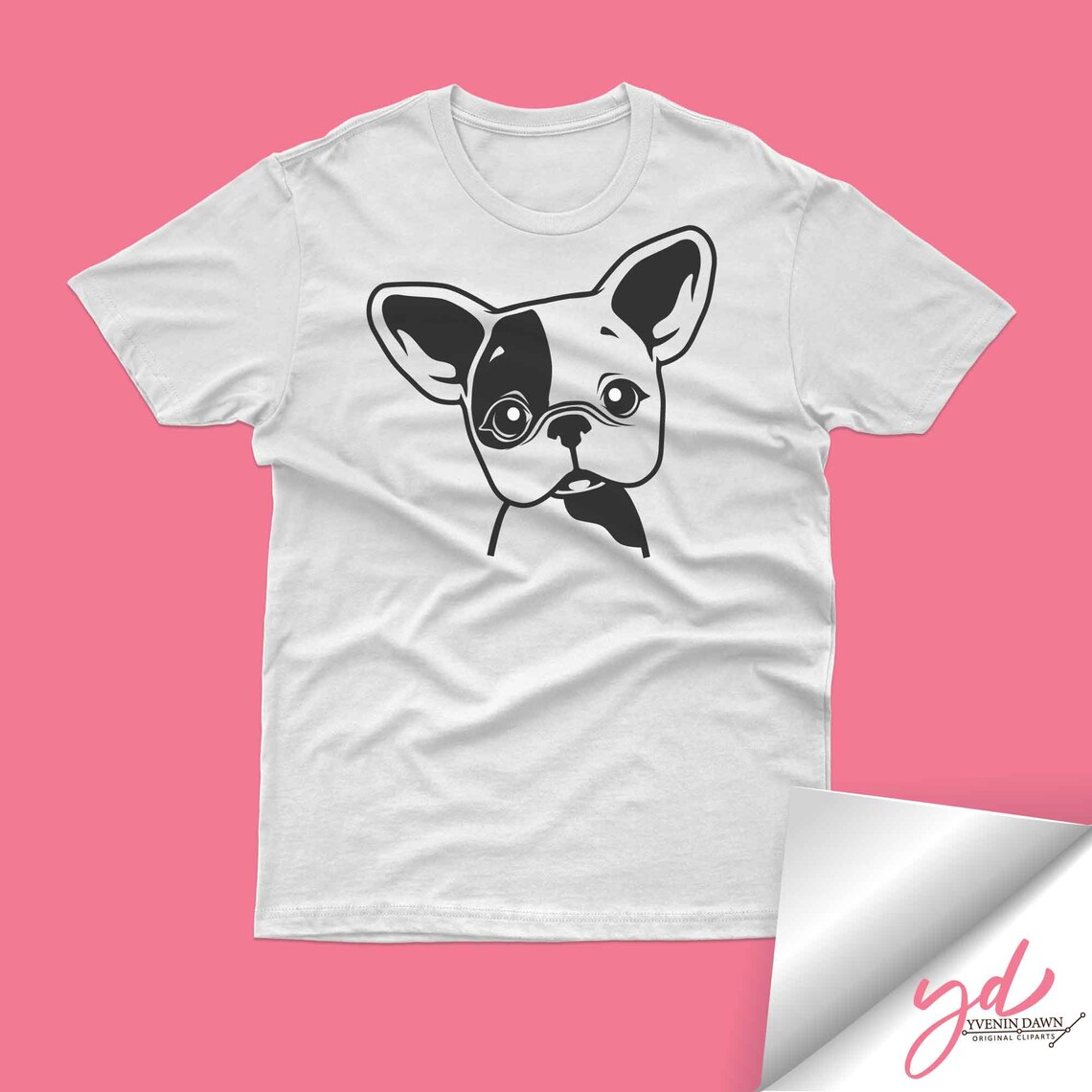 Cute Floral French Bulldog Svg Png Frenchie Svg Pet Svg - Etsy