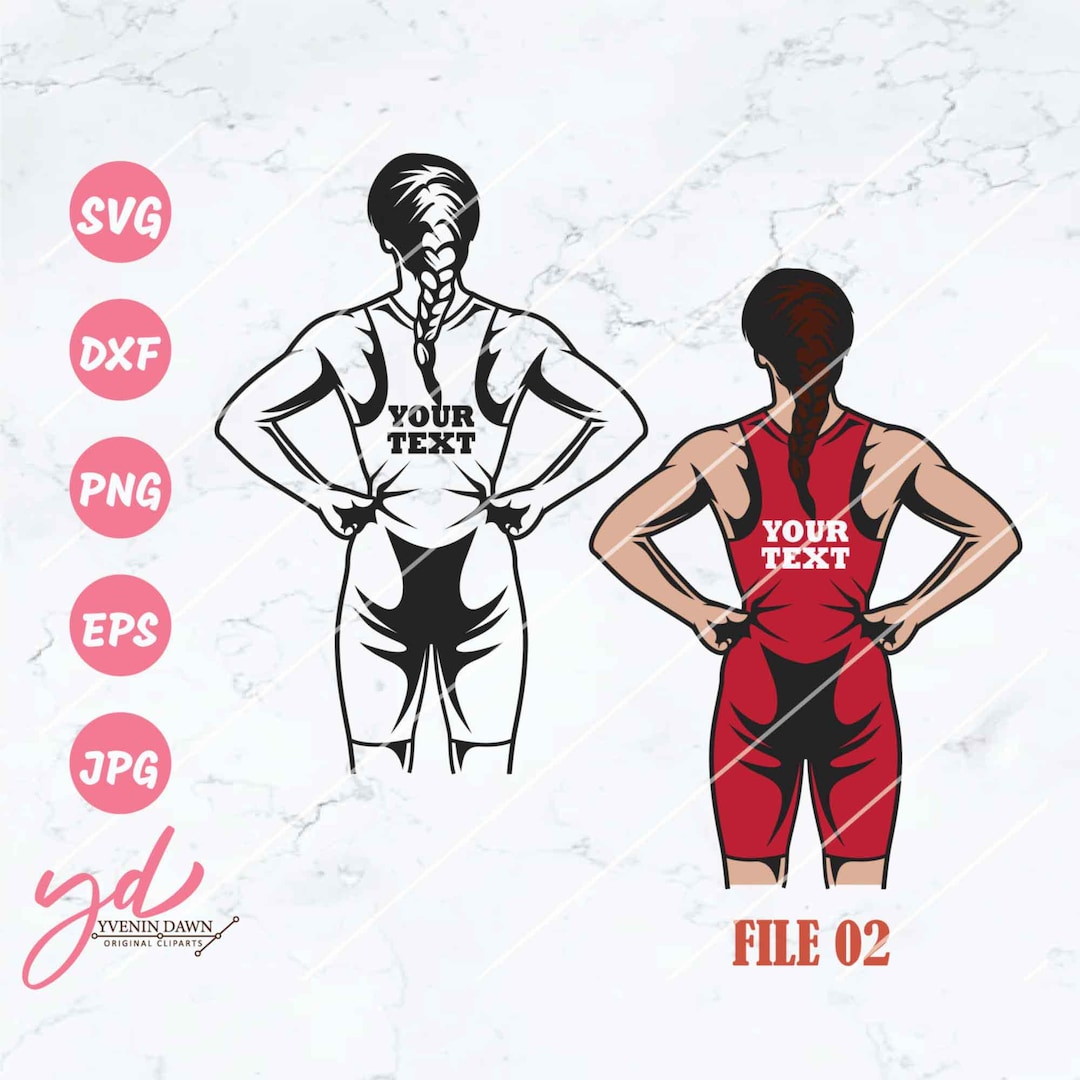 US Wrestling Svg | Female Wrestling Svg | Wrestler Svg | Girl Wrestler ...