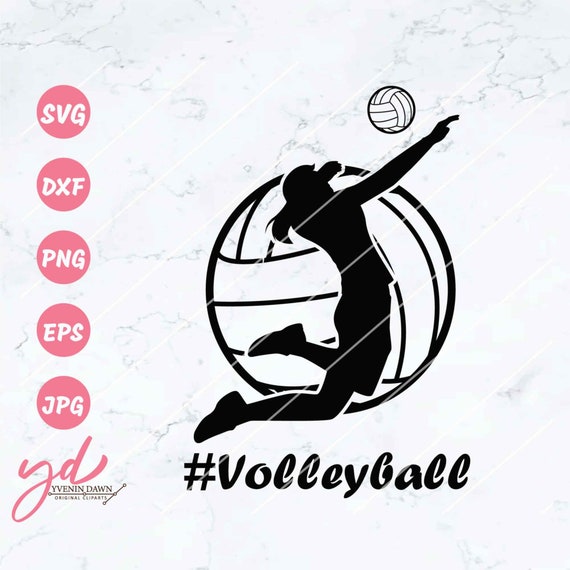 Volleyball Spike Logos