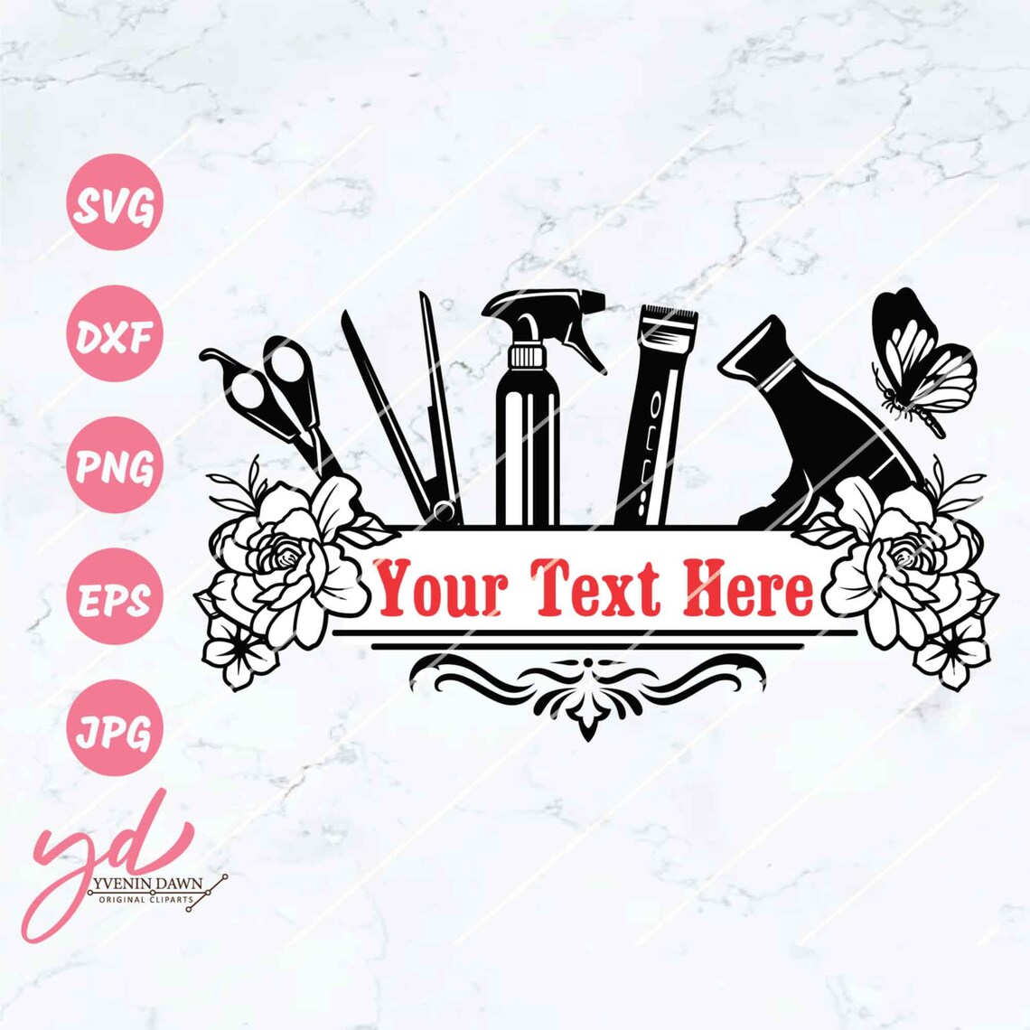 Hair Stylist Svg Hair Dresser Svg Salon Svg Hair Hustler - Etsy