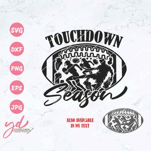 Touchdown Season Svg Png Football Svg Game Day Svg Football Game Svg ...
