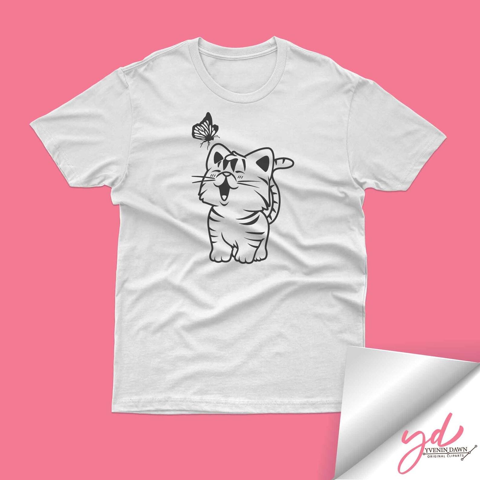 Cute Curious Kitten Svg Png | Cute Cat Svg | Cat Svg | Kitten Svg | Cat ...